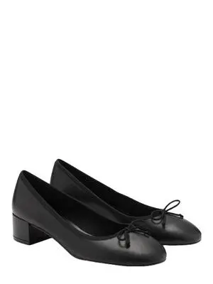 Mango Ballet Pump Black
