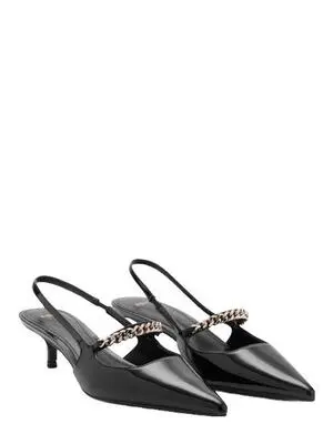 Mango Slingback Pumps - Black
