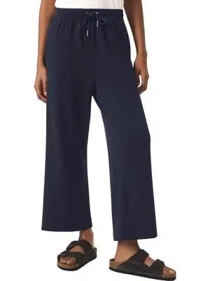 Splendid Supersoft Crop Wide Leg Pants Navy