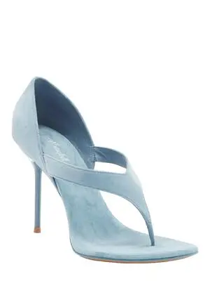 Jeffrey Campbell Jeffrey Campbell Rhian Stiletto Sandal Turquoise Suede