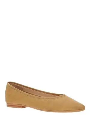 Frye Heather Pointed Toe Flat - Banana