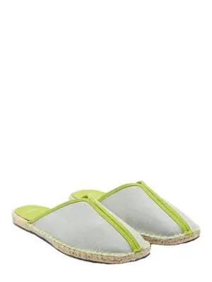 Mango Jute Sole Mule - Pastel Green