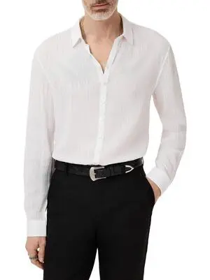 John Varvatos Bucks Button-up Shirt - Chalk