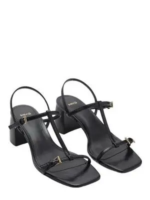 Mango Slingback Sandal - Black