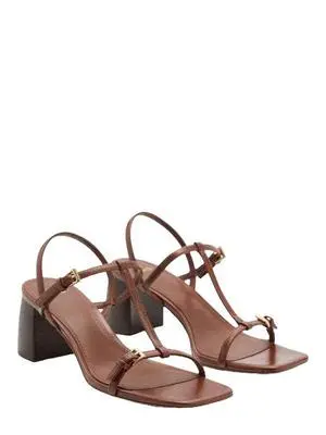 Mango MANGO Slingback Sandal Brown