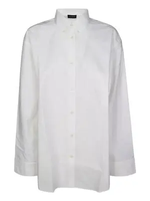 Andamane Robbie Poplin Shirt - White