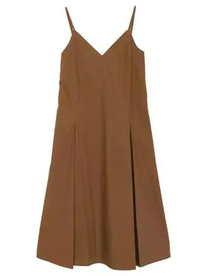 Studio Nicholson Oma Midi Dress - Brown