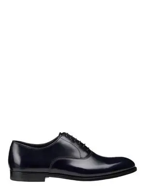 DOUCAL'S Doucal's Brushed Leather Oxford Shoes Blue