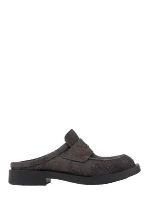 Camper Flat Mules - Grey