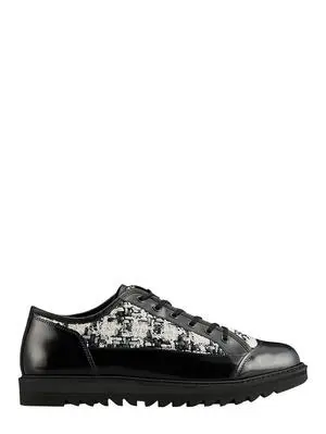 Onitsuka Tiger Blucher Lo Tweed Sneakers - Black
