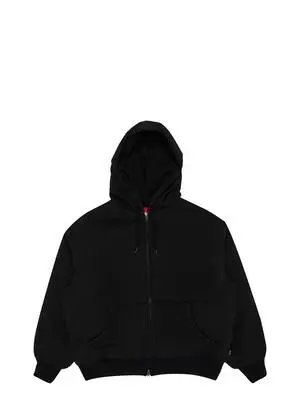Supreme X The North Face Down Filled Zip Up Hooded Sweatshirt - Black