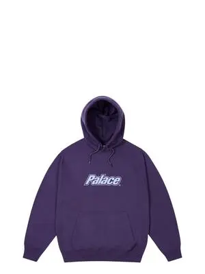 PALACE Palace Border Logo Hood Purple