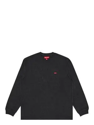 Supreme Small Box Long-sleeve Tee 'charcoal - Grey