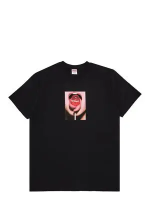 Supreme Lollipop Tee 'black' Black