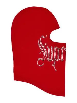 Supreme Rhinestone Balaclava - Red