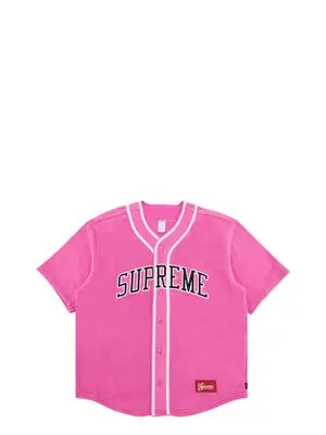 Supreme Polartec Baseball Jersey - Pink