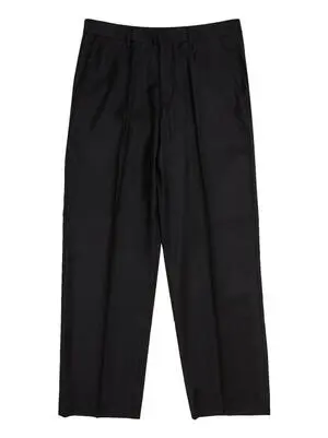 Supreme Striped Wool Trouser - Black