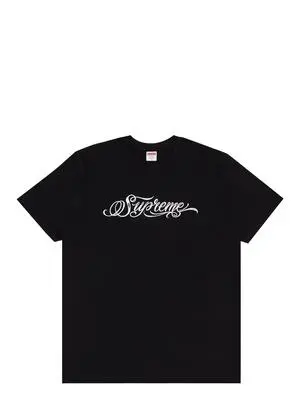 Supreme Script Tee - Black