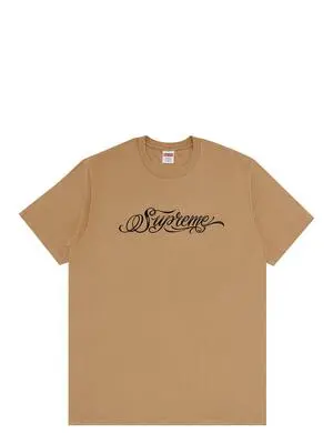 Supreme Script T-shirt - Tan