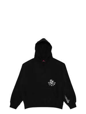 Supreme Embroidered Hooded Sweatshirt - Black