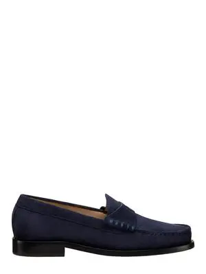 STUART WEITZMAN Lottie Penny Loafers - Nice Blue