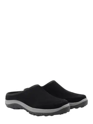Mango Leather Clog - Black