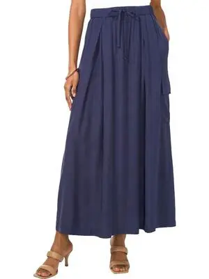 VINCE CAMUTO Drawstring Midi Cargo Skirt