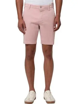 34 Heritage Hampton Slim Fit Twill Chino Shorts - Pink Twill