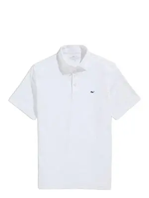 Vineyard Vines Sankaty Performance Polo - White Cap