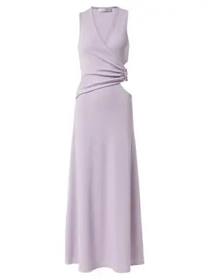 Christopher Esber Cutout Embellished Maxi Dress - Purple