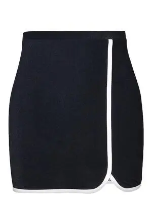 Jade Swim Terry Miniskirt - Black