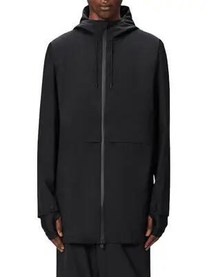 Rains Suva Hardshell Long Rain Jacket - Black