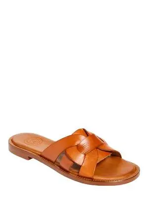 Penelope Chilvers Basque Slide Sandal - Tan