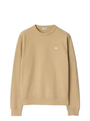 Burberry Knight Stamp Cotton Sweatshirt - Beige Beige