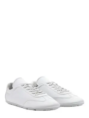Mango Satin Sneakers - Silver