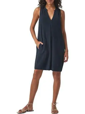 Splendid Mary Ann Sleeveless Shift Dress - Navy