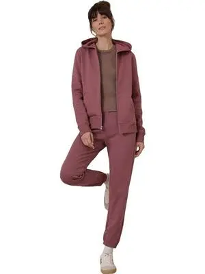 PACT Organic Brushed Fleece Sweatpants Mauve