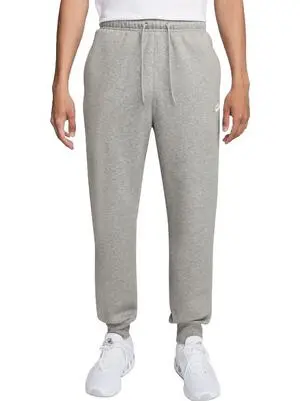 Nike Club Fleece Joggers - Dark Grey Heather/ Light Grey