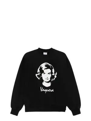 Vaquera Graphic Sweatshirt - Black