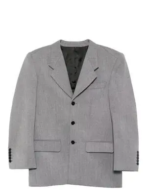 ALAINPAUL Single-Breasted Blazer