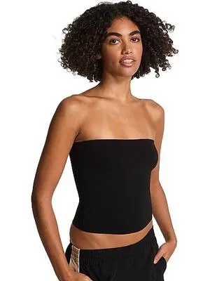Pink Base Stretch™ Tube Top Black