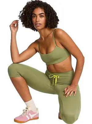 Pink Relay Tech Capri Leggings - Green