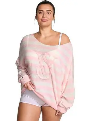 Victoria's Secret Knit Boatneck Sweater - Print