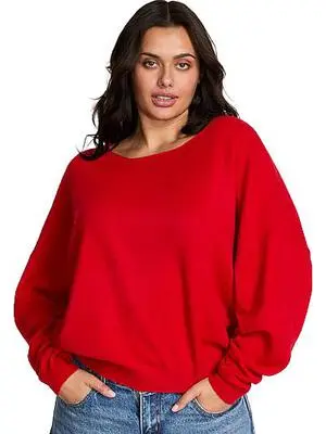 Victoria's Secret Knit Boatneck Sweater - Red