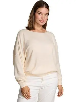 Victoria's Secret Knit Boatneck Sweater - White,ivory