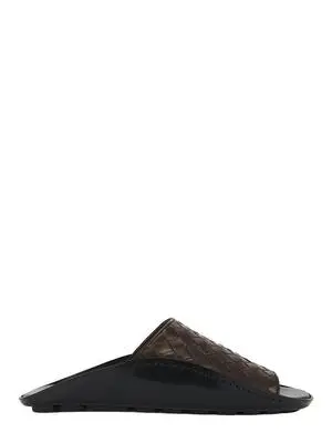 Bottega Veneta Nappa Opaque Weave Mule Sandal - Fondant