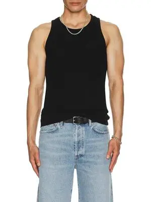 AGOLDE Agolde Viggo Tank In Black Black