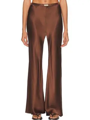 Comme Si Bias Cut Pant - Espresso