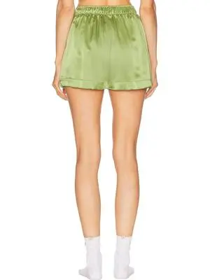 Comme Si Silk La Boxer Classica Short Grass