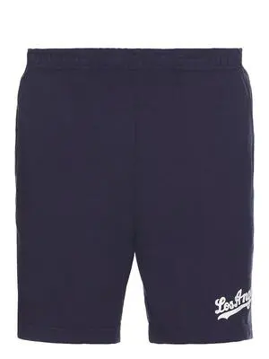 SPORTY & RICH Dodgers Gym Short - Dark Navy